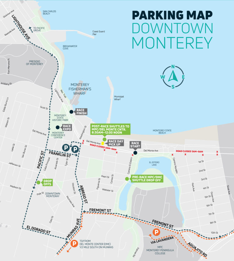 Parking & Transportation – Monterey Bay Half Marathon